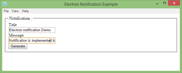 Electron Desktop Notification Using Node Notifier -Tutorial Savvy Electron Desktop Notification Using Node Notifier -Tutorial Savvy